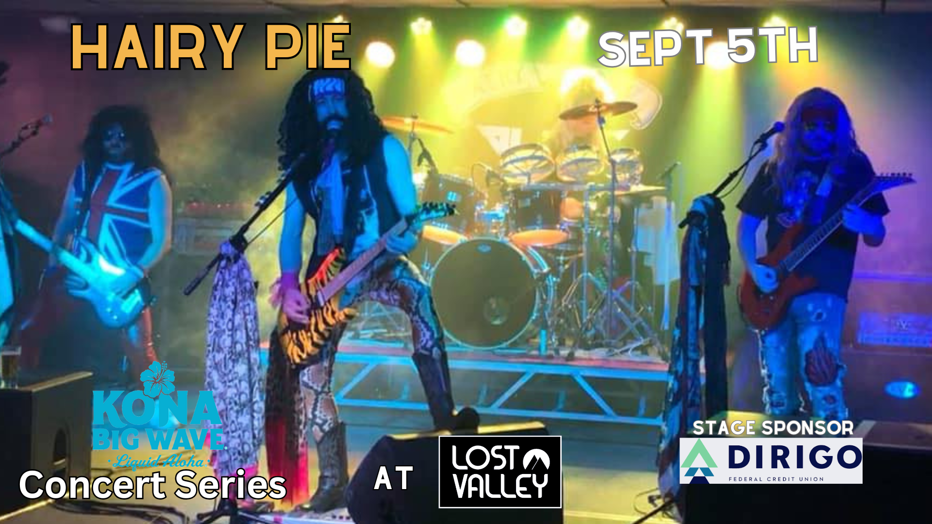 Hairy Pie Live -Kona Brewing Summer Concert Series - Lost Valley | Ski ...